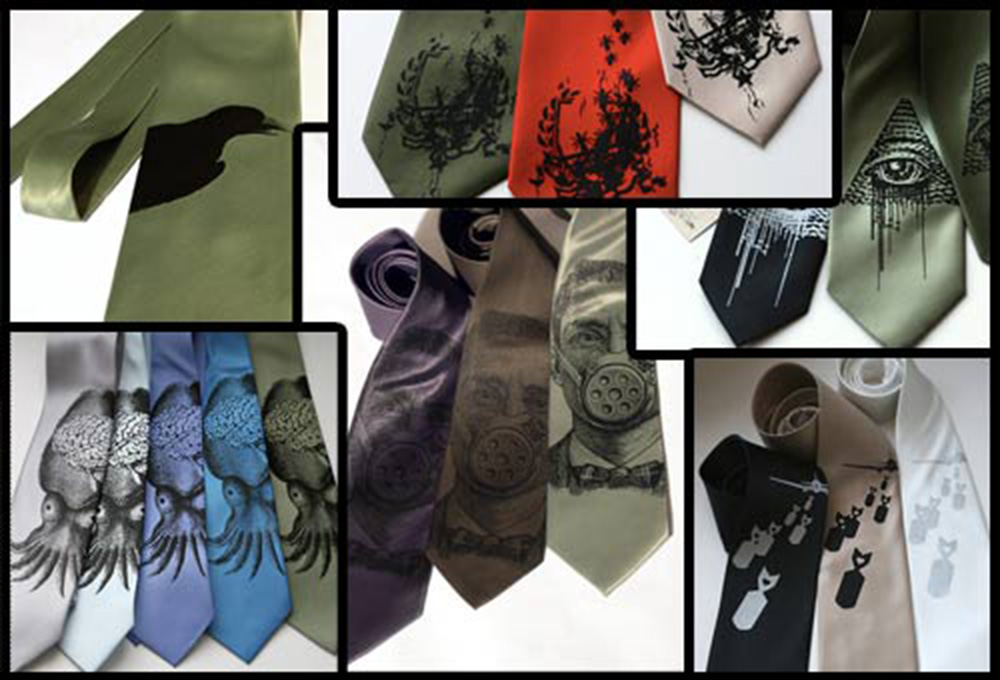Silkscreened Ties That Don’t Suck - Gadizmo.com