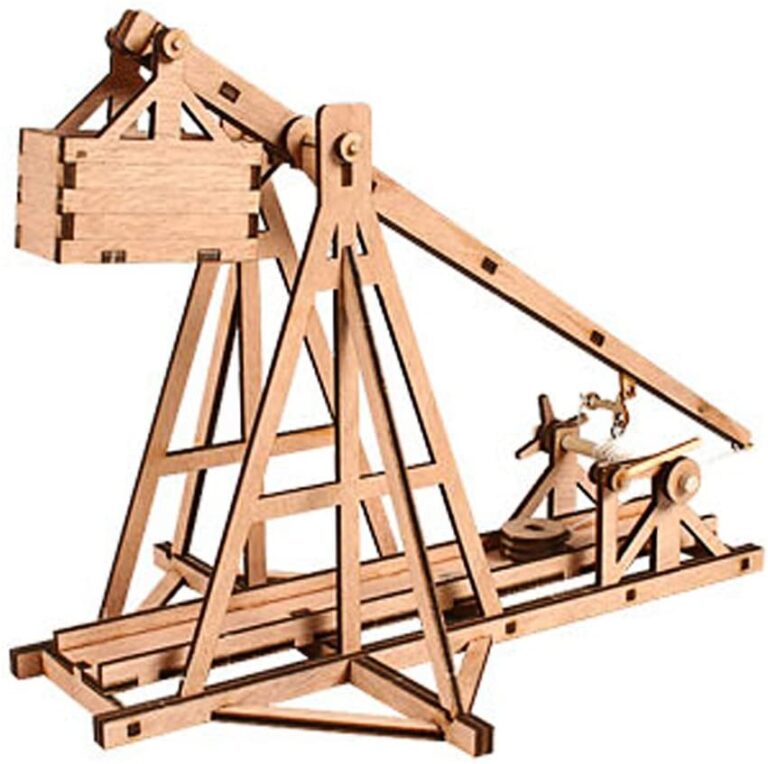 Retro Cubicle Warfare: The Miniature Trebuchet - Gadizmo.com