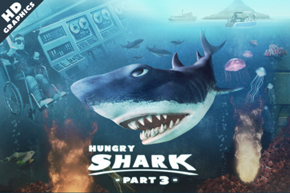 Ease Those Shark Week Withdrawals With Hungry Shark - Gadizmo.com