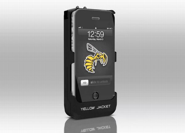 Yellow Jacket iPhone Case Doubles as a Stun Gun & Extra Battery ...