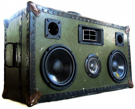 Modern Audio Meets Vintage Luggage - Gadizmo.com