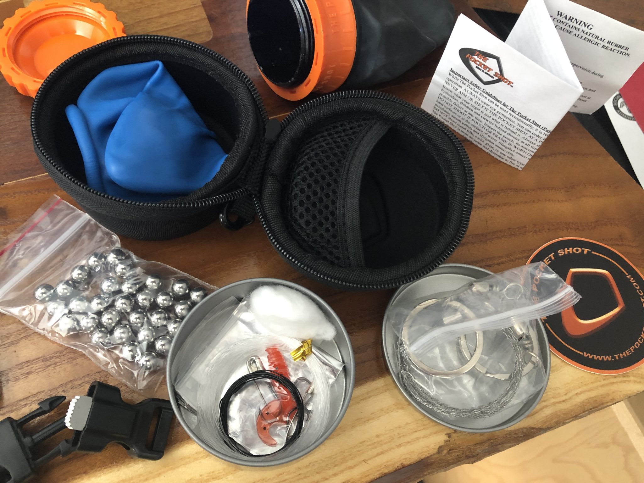 Pocket Shot Survival Kit Touts Fishing & Small Game Hunting - Gadizmo.com